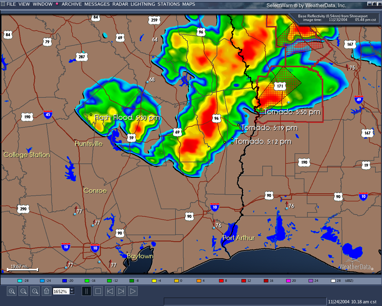 Radar Images of Long Track Tornadic Supercell | Stormtrack