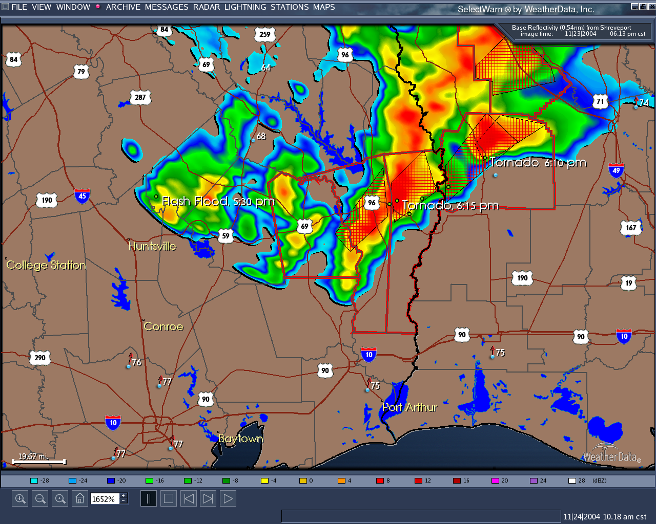 Radar Images of Long Track Tornadic Supercell | Stormtrack